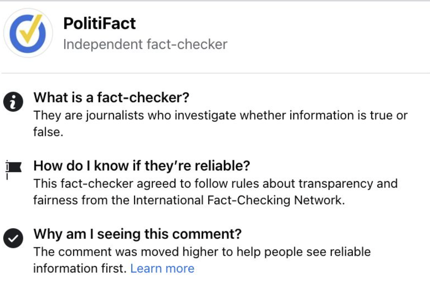 Facebook Fact-Checkers Are Now Dropping by the Comments Sections of ...